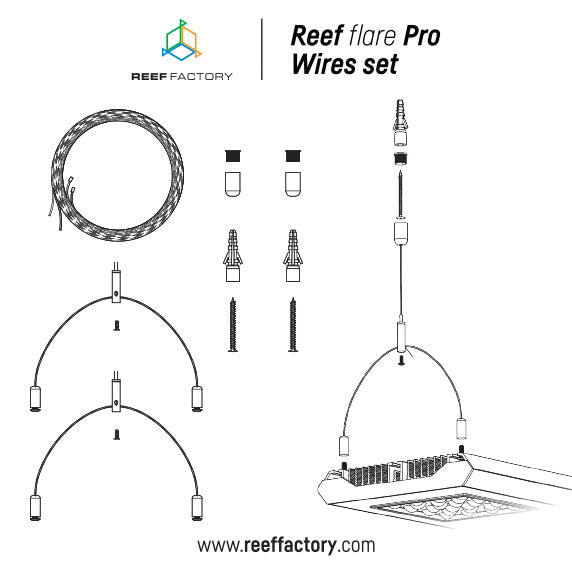 REEF FACTORY Reef flare Pro Wires set – ReefMarketSG Pte. Ltd.