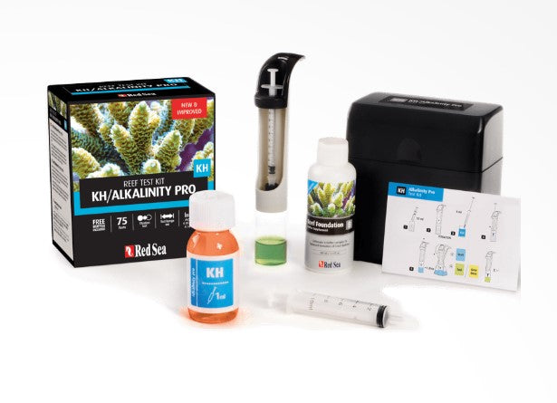 RED SEA KH-ALKALINITY PRO HIGH TITRATION TEST KIT – ReefMarketSG